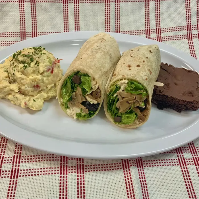 Mediterranean Wrap - Salem Kitchen